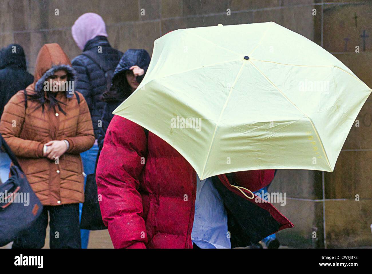 Glasgow, Scotland, UK. 31st January, 2024. UK Weather: Storm Ingunn ...
