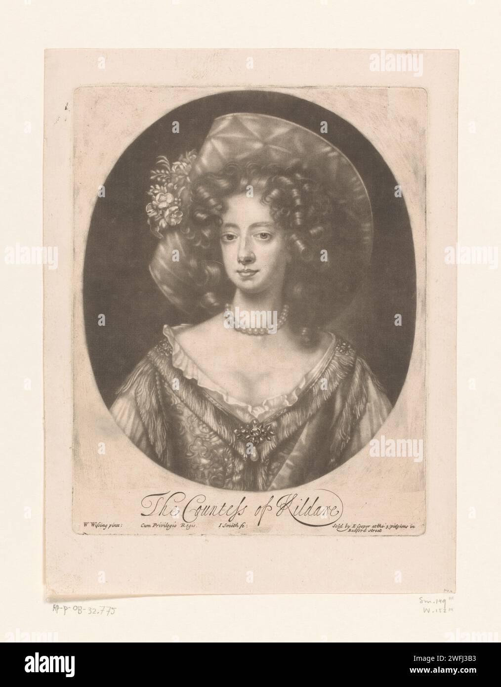 Portrait of Elizabeth Jones, Countess Van Kildare, John Smith (Print ...