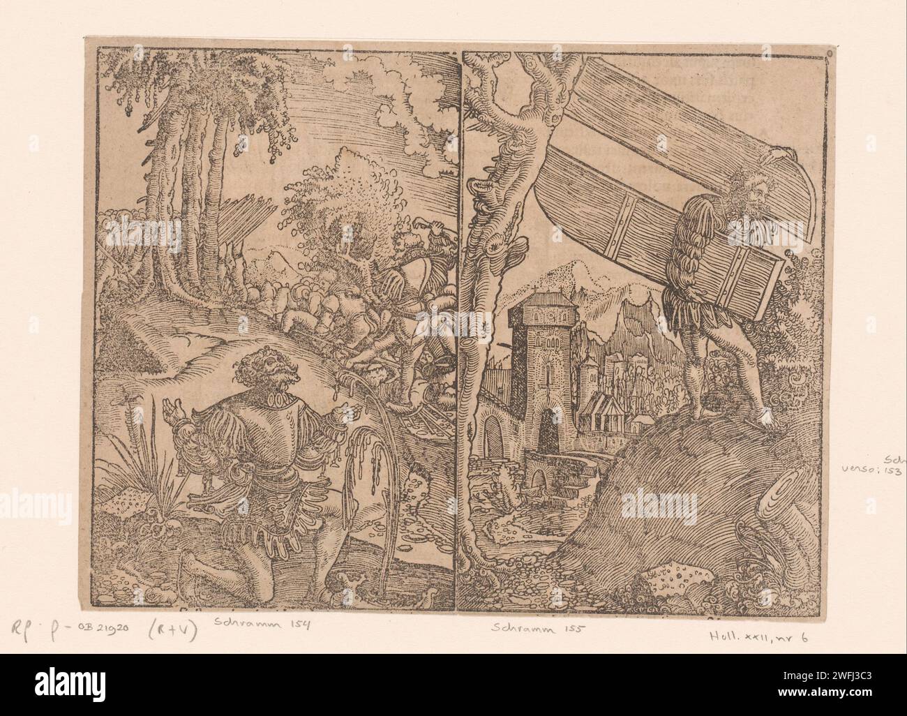 Two passages from the story of Samson, Georg Lemberger (Possible ...