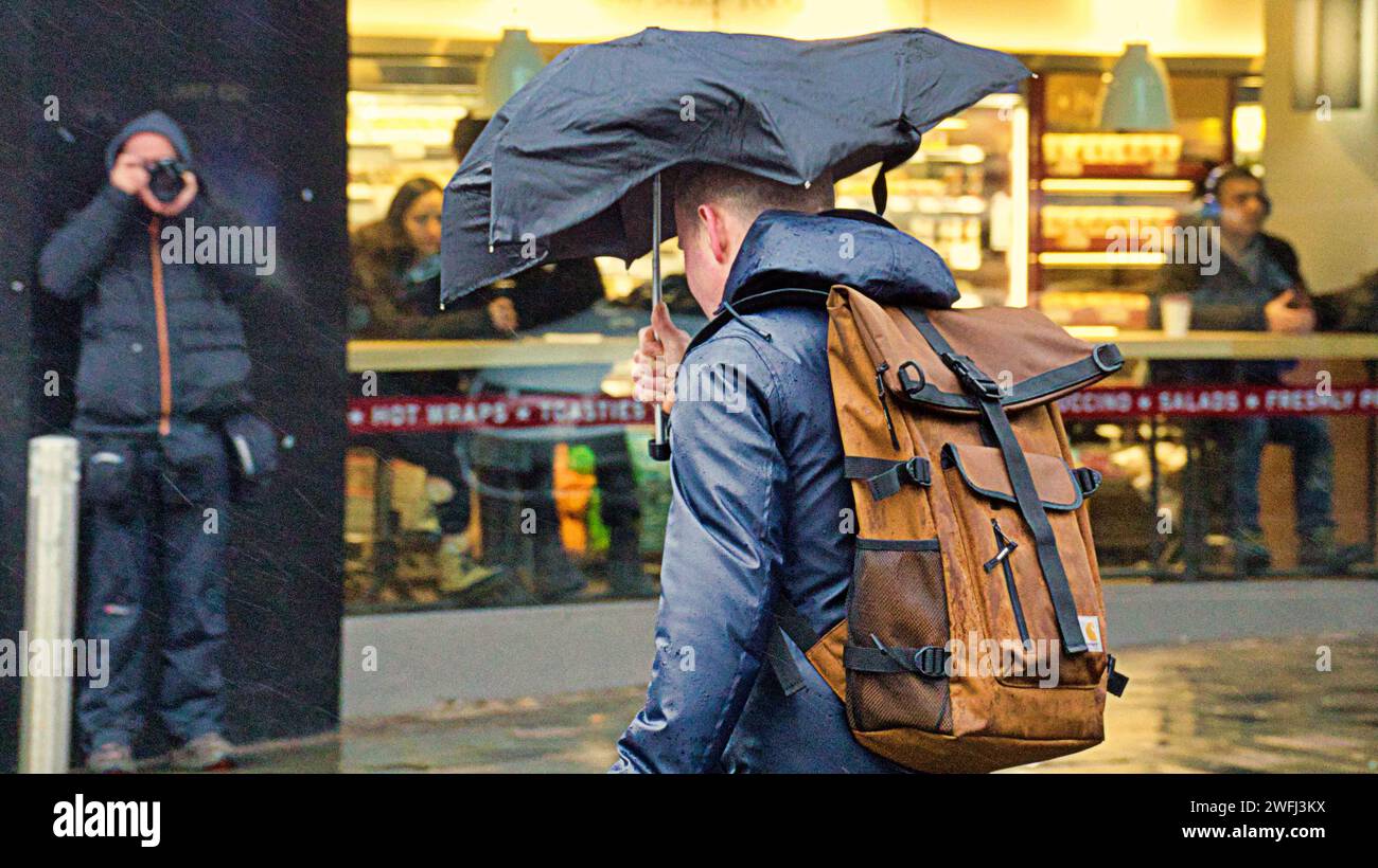 Glasgow, Scotland, UK. 31st January, 2024. UK Weather: Storm Ingunn ...