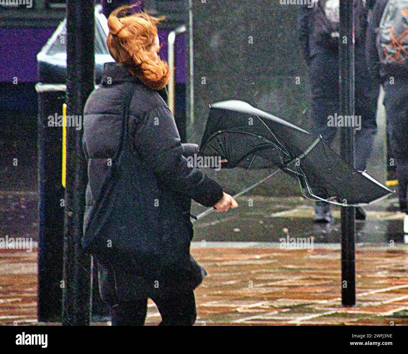 Glasgow, Scotland, UK. 31st January, 2024. UK Weather: Storm Ingunn ...
