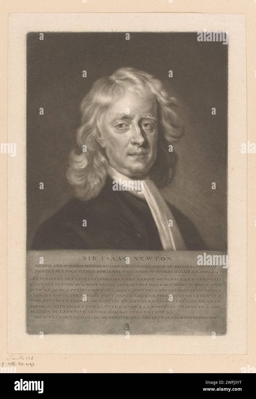 Portret isaac newton hi-res stock photography and images - Alamy