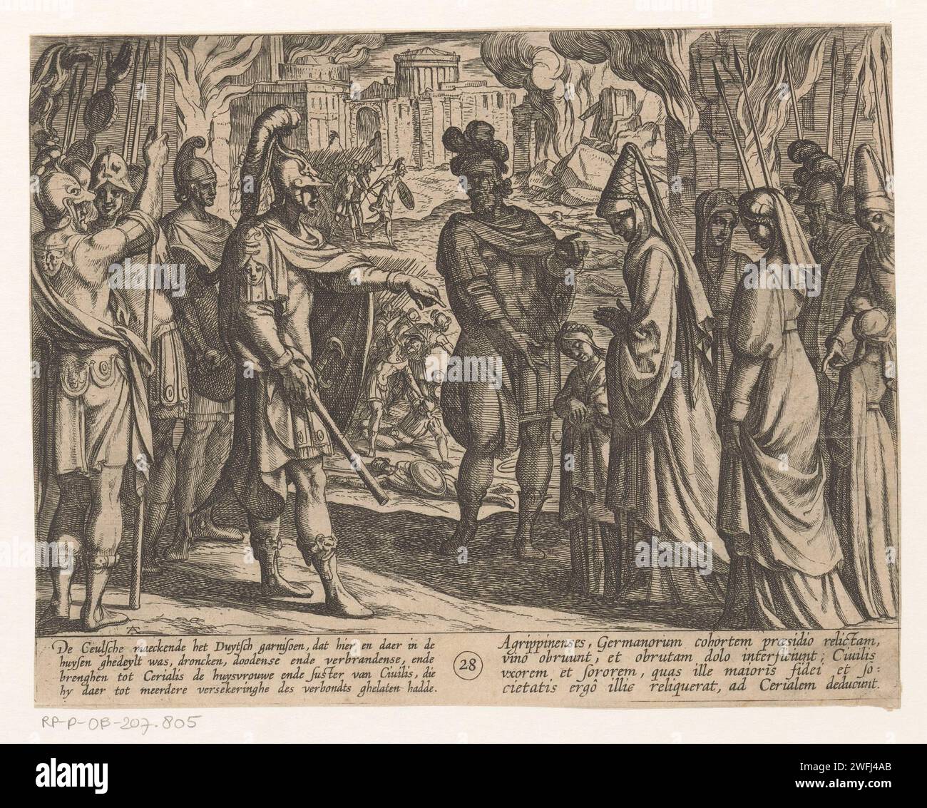 Cologne troops bring civilis' wife and sister to Cerialis, 1611 - 1612 ...