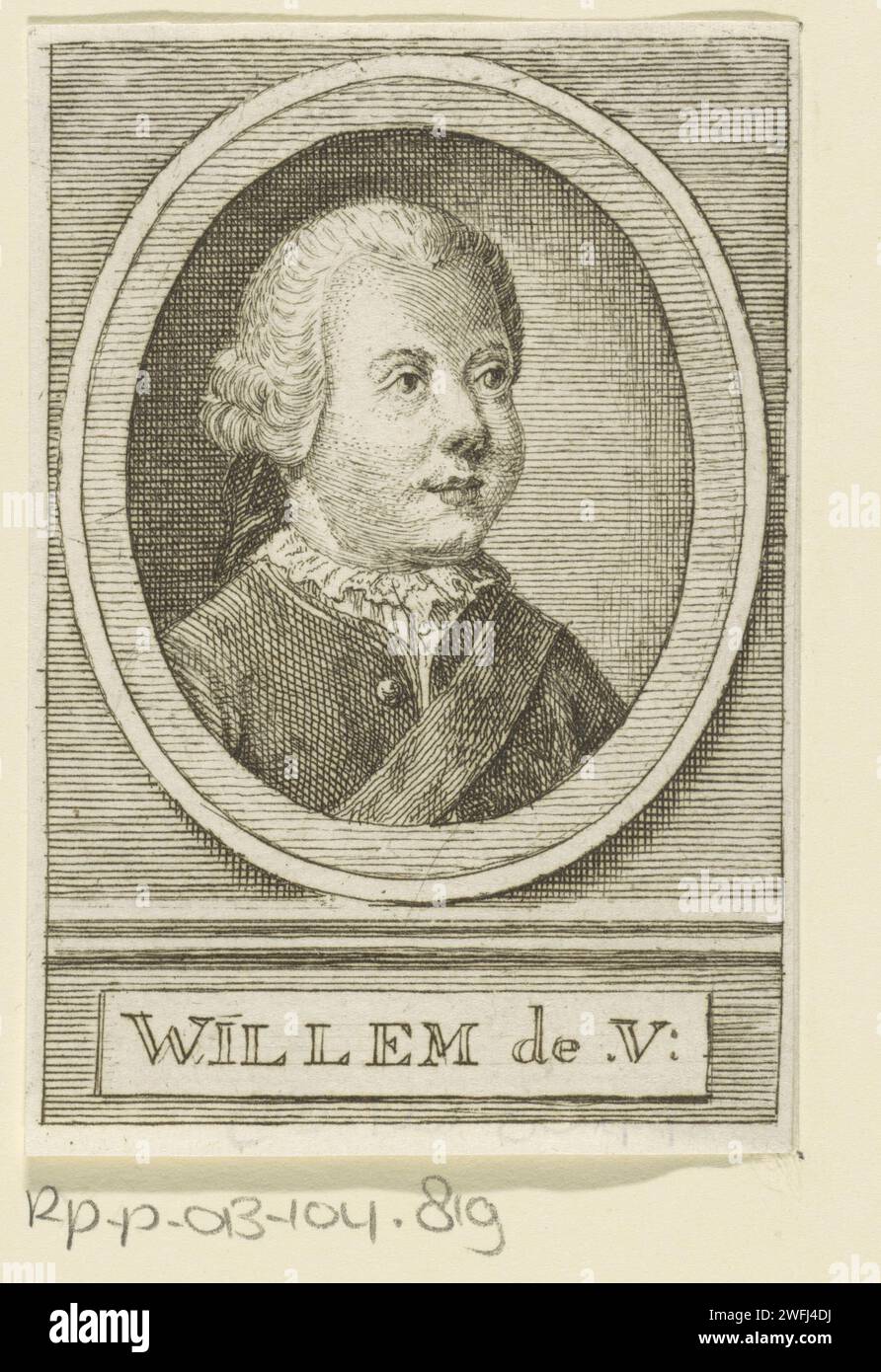 Portrait of Willem V, Prince of Oranje -Nassau, Anonymous, 1765 - 1849 ...