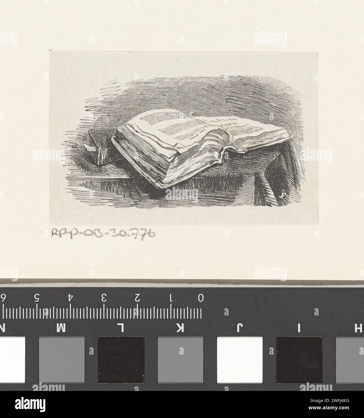 Open Book on a Table, Isaac Weissenbruch, 1860 - 1899 print Netherlands ...