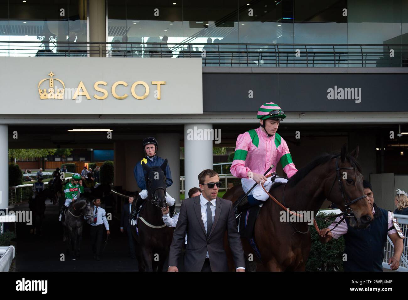 Ascot, Berkshire, UK. 6th October, 2023. Horse Tiger Crusade ridden by ...