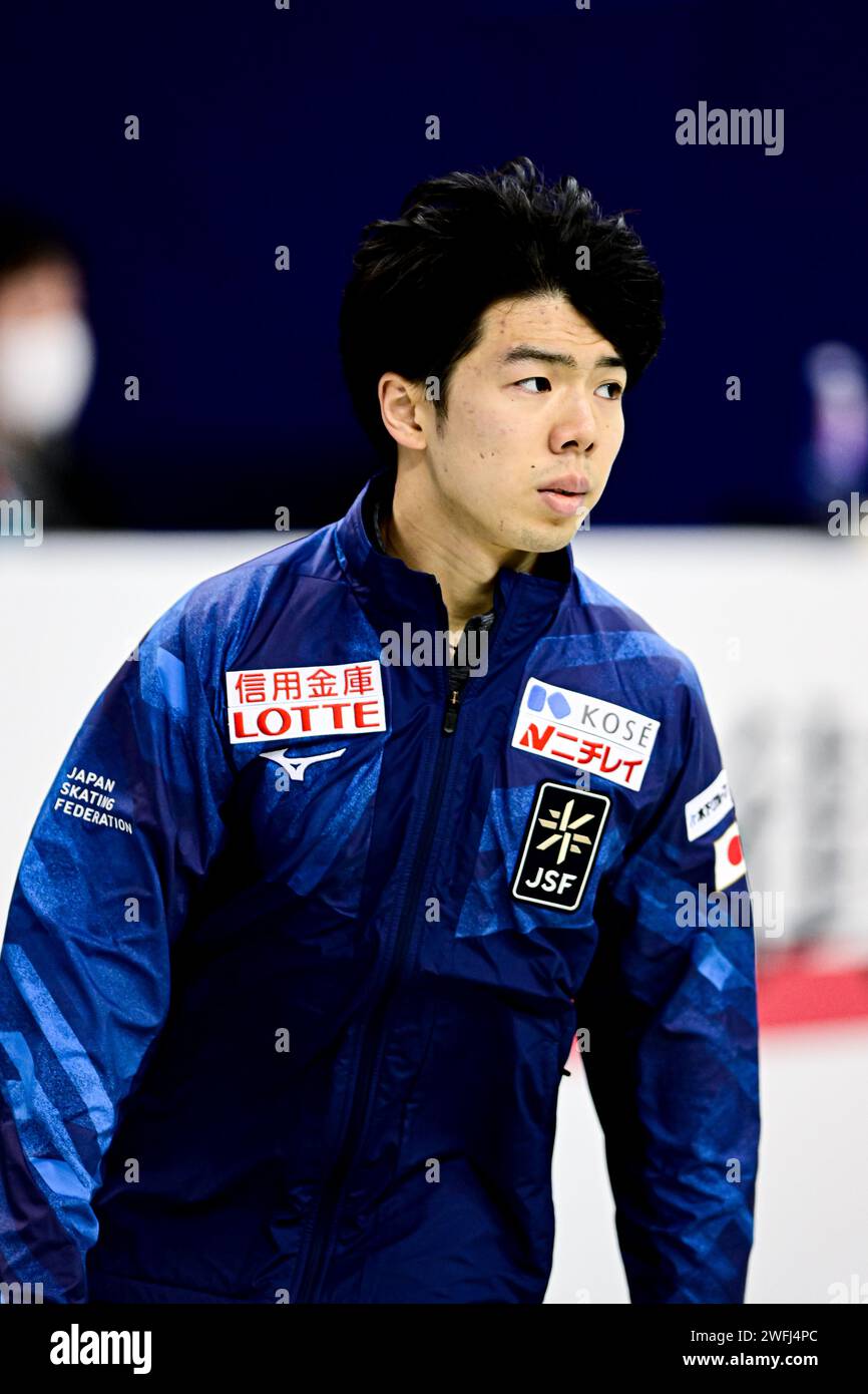 Shanghai, China. January 31, 2024, Shun SATO (JPN), during Men Practice ...