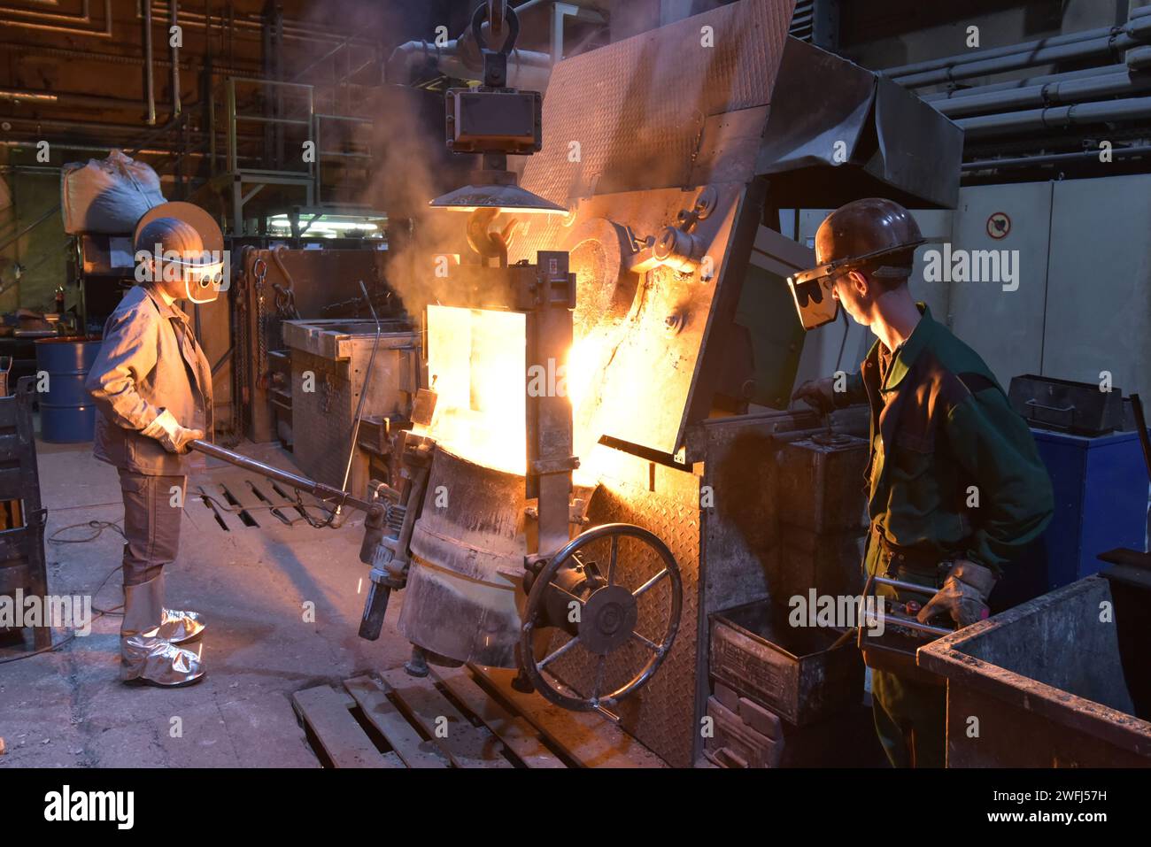 Foundry furnace hi-res stock photography and images - Alamy
