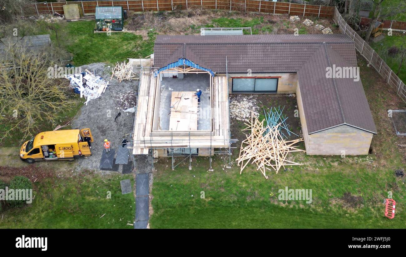 Work continues to demolish an unauthorised spa pool block at the home ...