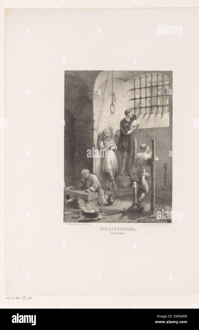 Prison, 11th century, David van der Kellen (1827-1895), 1857 - 1864 ...