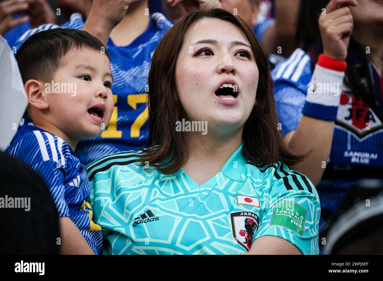 Doha, Qatar, 31 Jan 2024, AFC Asian Cup 2023 Round of 16 : Bahrain vs ...