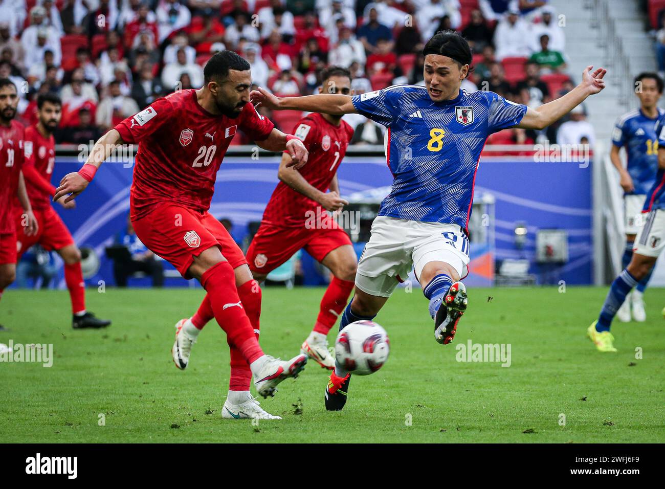 Doha, Qatar, 31 Jan 2024, AFC Asian Cup 2023 Round of 16 : Bahrain vs ...