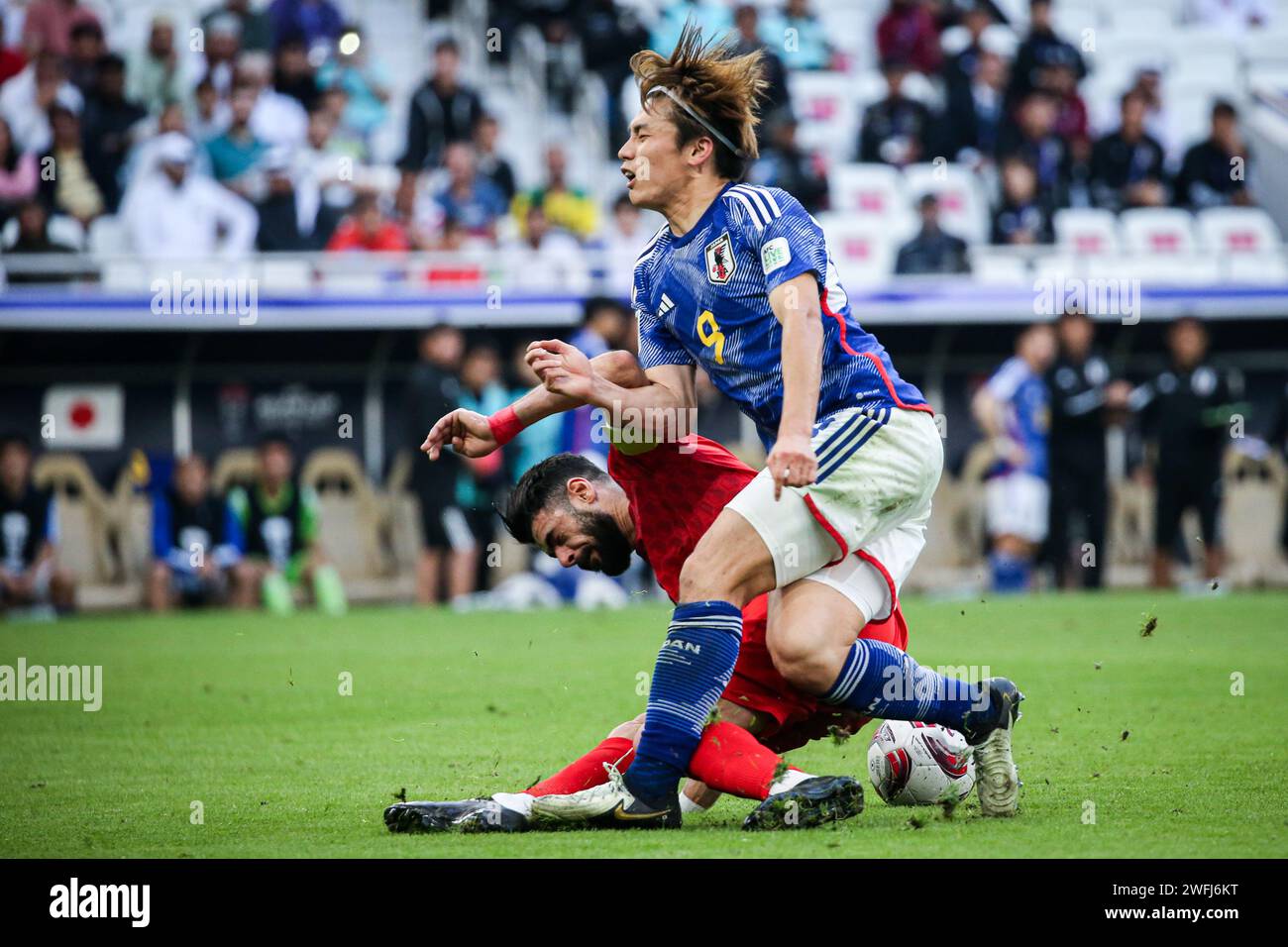 Doha, Qatar, 31 Jan 2024, AFC Asian Cup 2023 Round of 16 : Bahrain vs ...