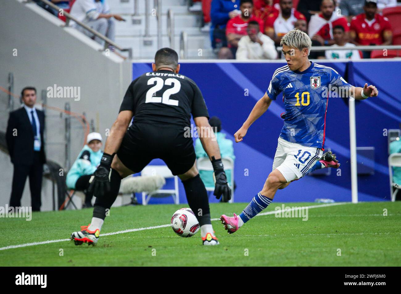 Doha, Qatar, 31 Jan 2024, AFC Asian Cup 2023 Round of 16 : Bahrain vs ...