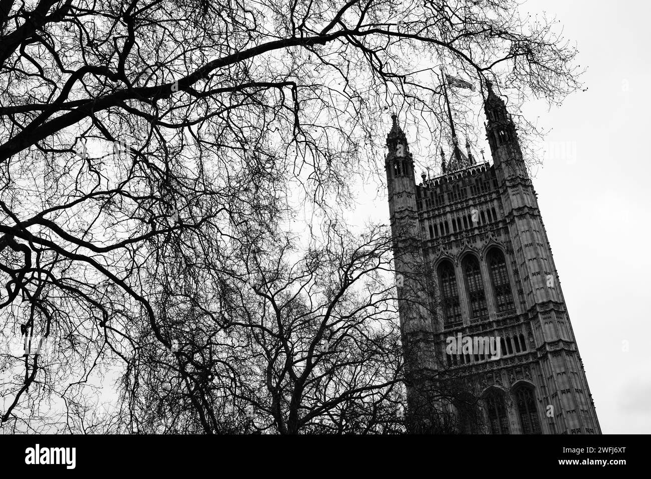 Victoria tower parliament Black and White Stock Photos & Images - Alamy