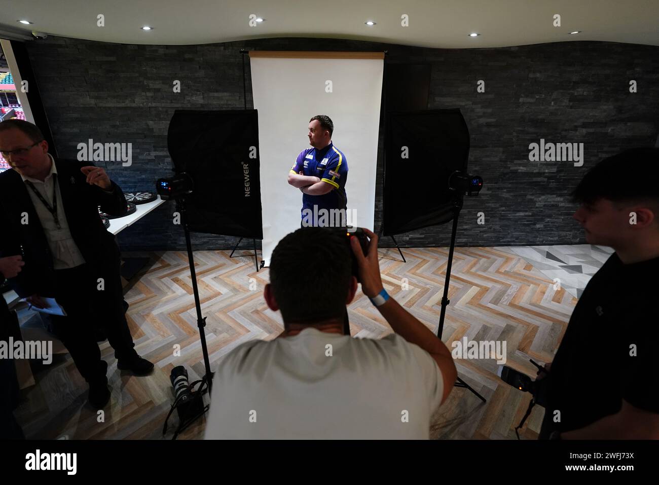 Luke littler stadium hi-res stock photography and images - Alamy