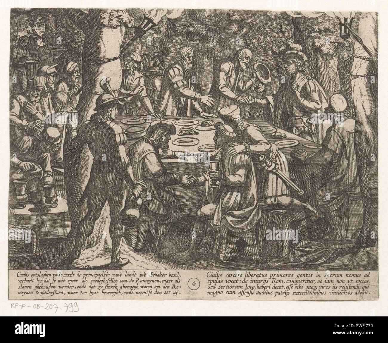 Silence of Julius Civilis, 69-70, 1611 - 1612 print The conspiracy of ...