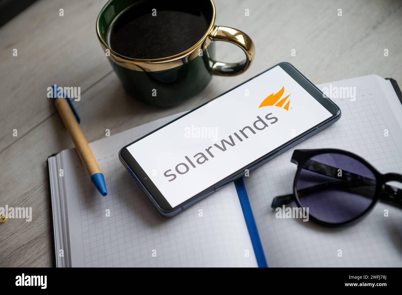 Solarwinds logo hi-res stock photography and images - Alamy