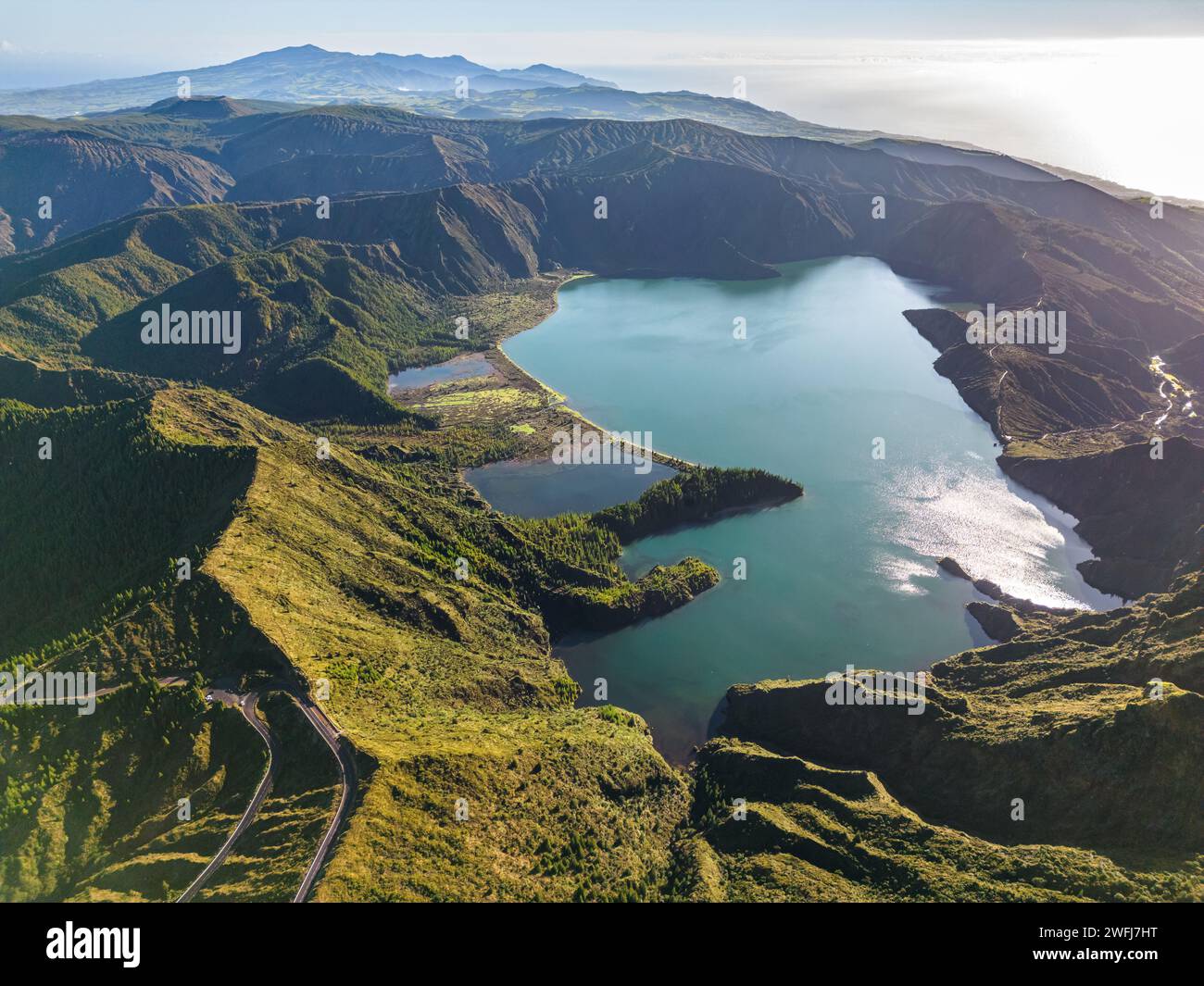 Lake fire or "Lagoa do Fogo" is a famous place in the São Miguel island ...