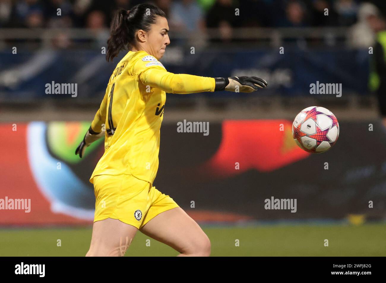Paris, France. 30th Jan, 2024. Goalkeeper of Chelsea Zecira Musovic ...