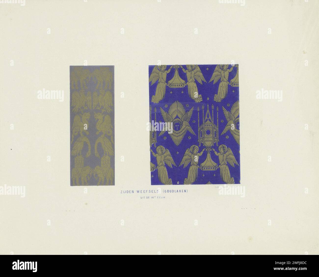 Silk Tissues (Goudlaken), 14th century, Anonymous, 1857 - 1864 print ...