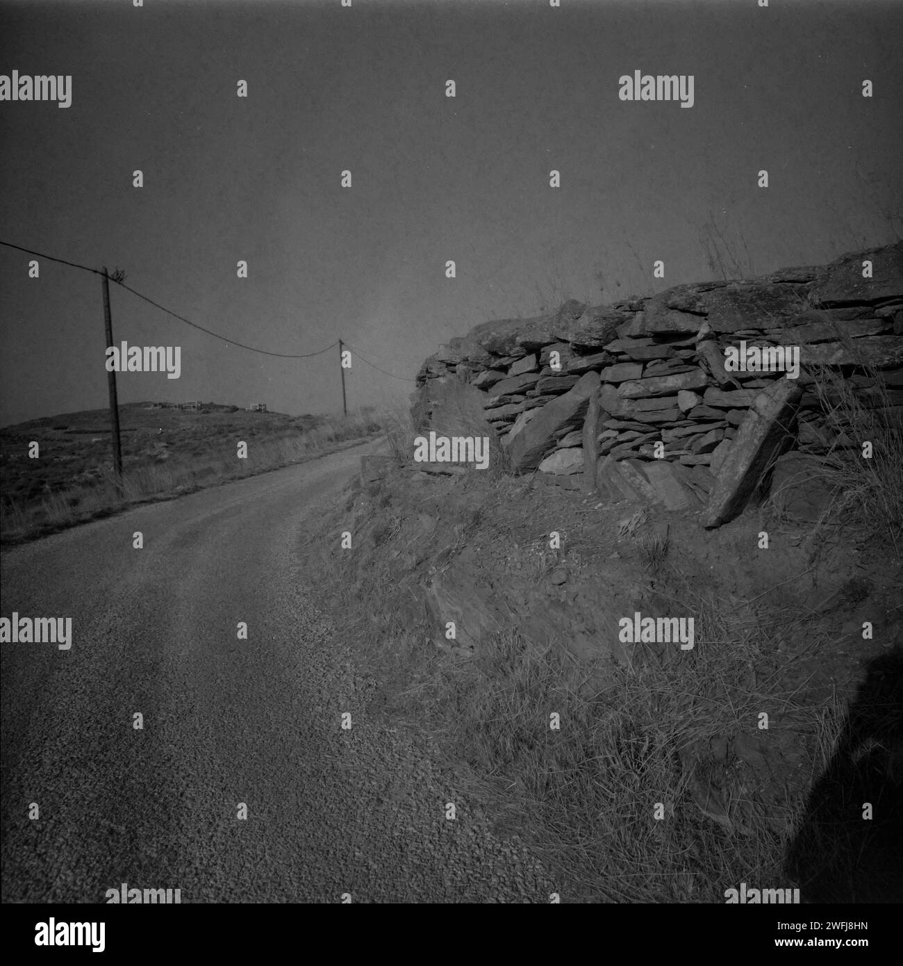 Altered photography, Syros island, Cyclades, Greece Stock Photo - Alamy