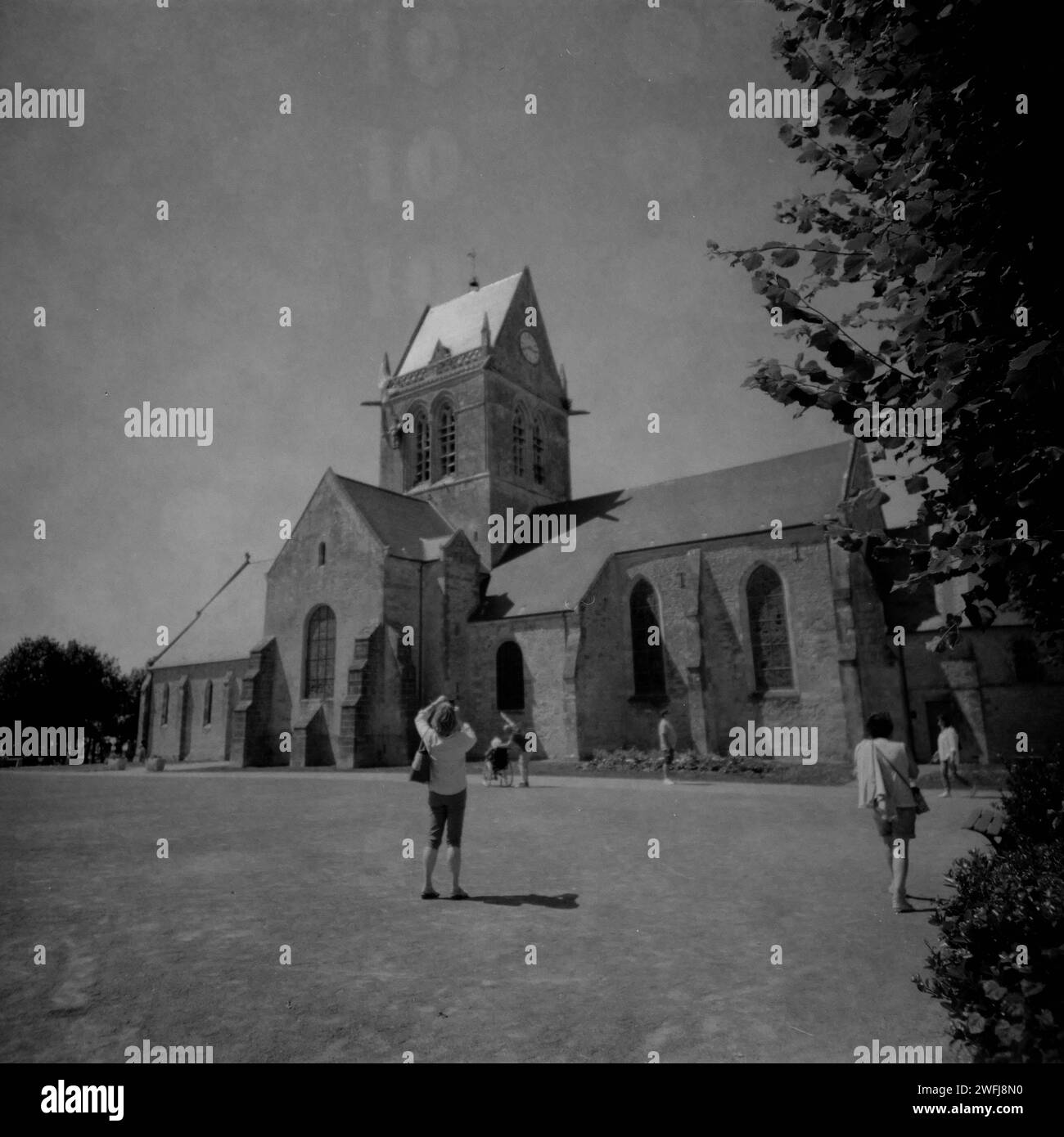 Altered photography, Église Notre-Dame-de-l'Assomption, Sainte-Mère ...