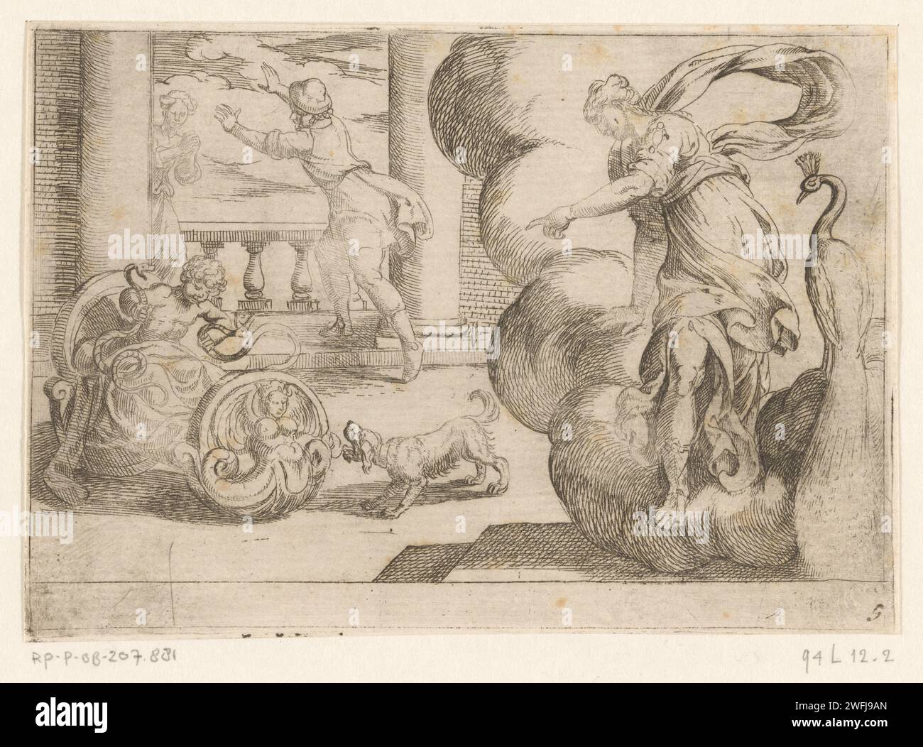 The child Hercules kills the snakes, Antonio Tempesta, 1608 print The ...