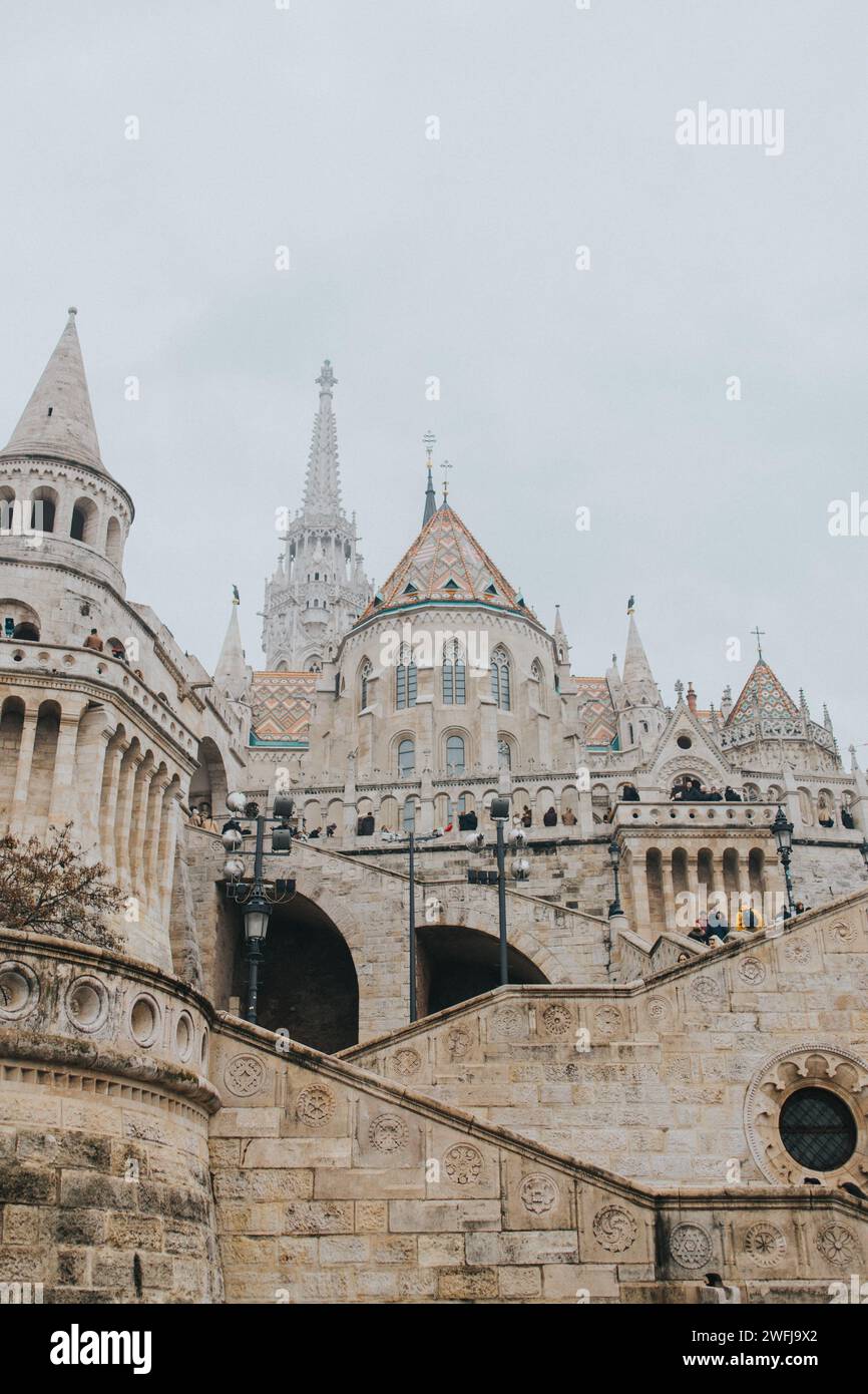Grand castle towering spires hi-res stock photography and images - Alamy
