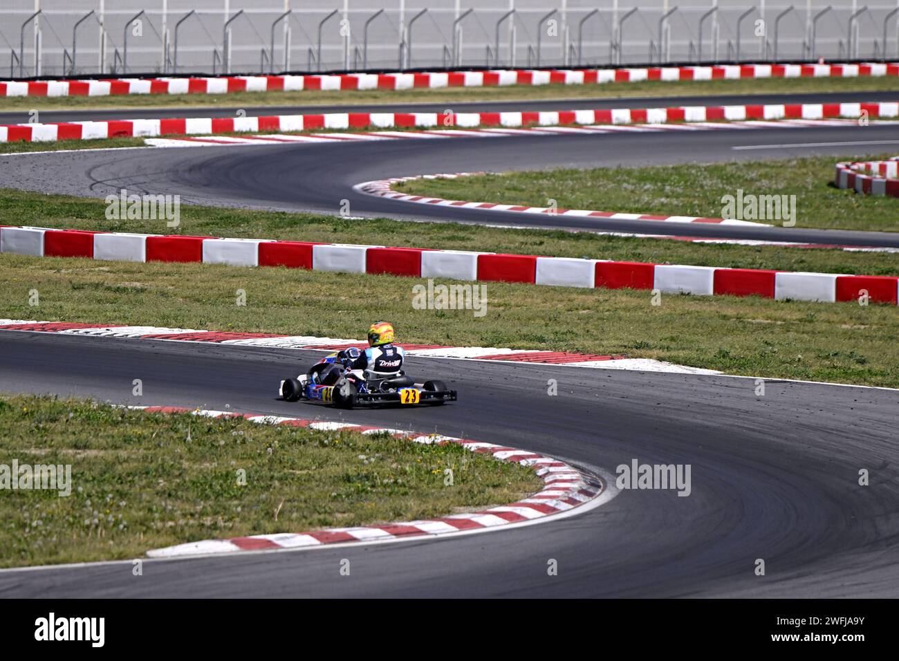 Go-karting circuit panoramic of the Kartodromo Cremona Circuit Stock ...
