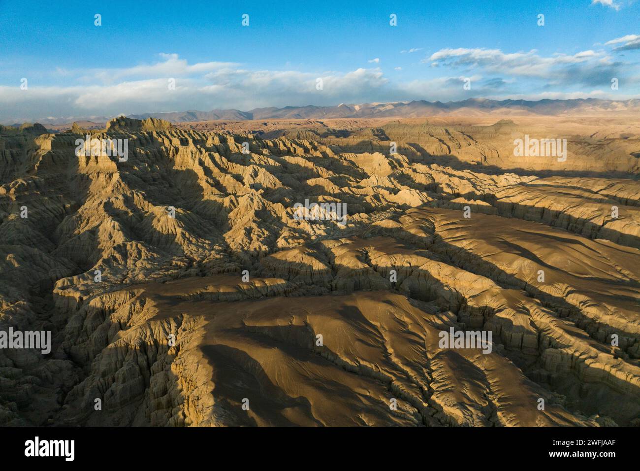 Lhasa. 30th Jan, 2024. An aerial drone photo taken on Jan. 30, 2024 ...