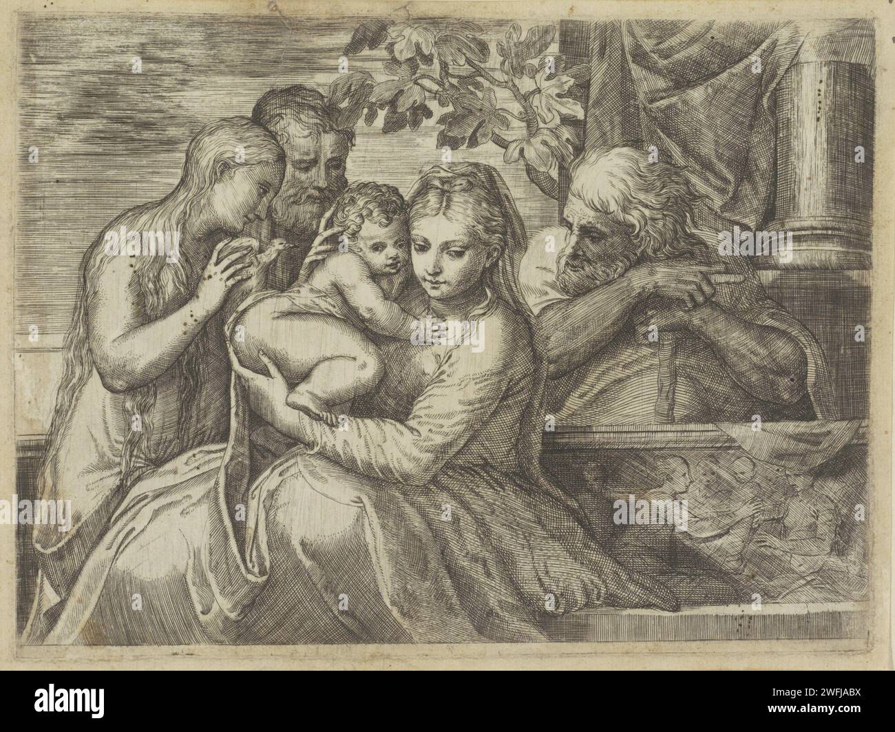 Heilige Familie Met Heiligen, Battista corner of Moro (ACTRUTED TO ...