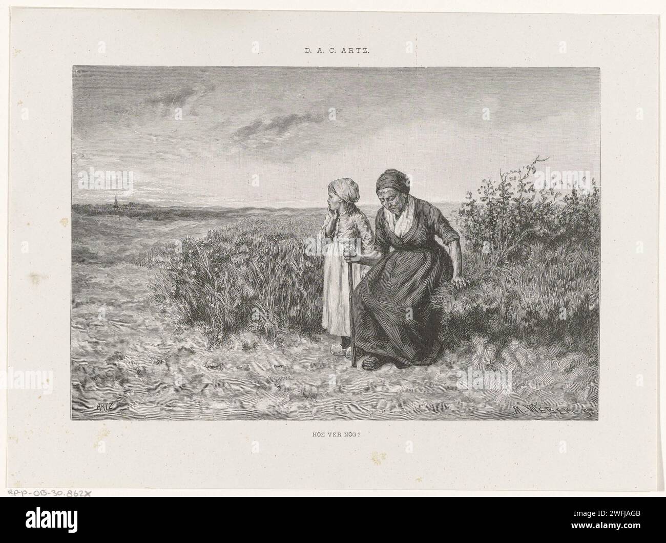 How far yet?, M. Weber, After David Adolph Constant Artz, 1850 - 1899 ...