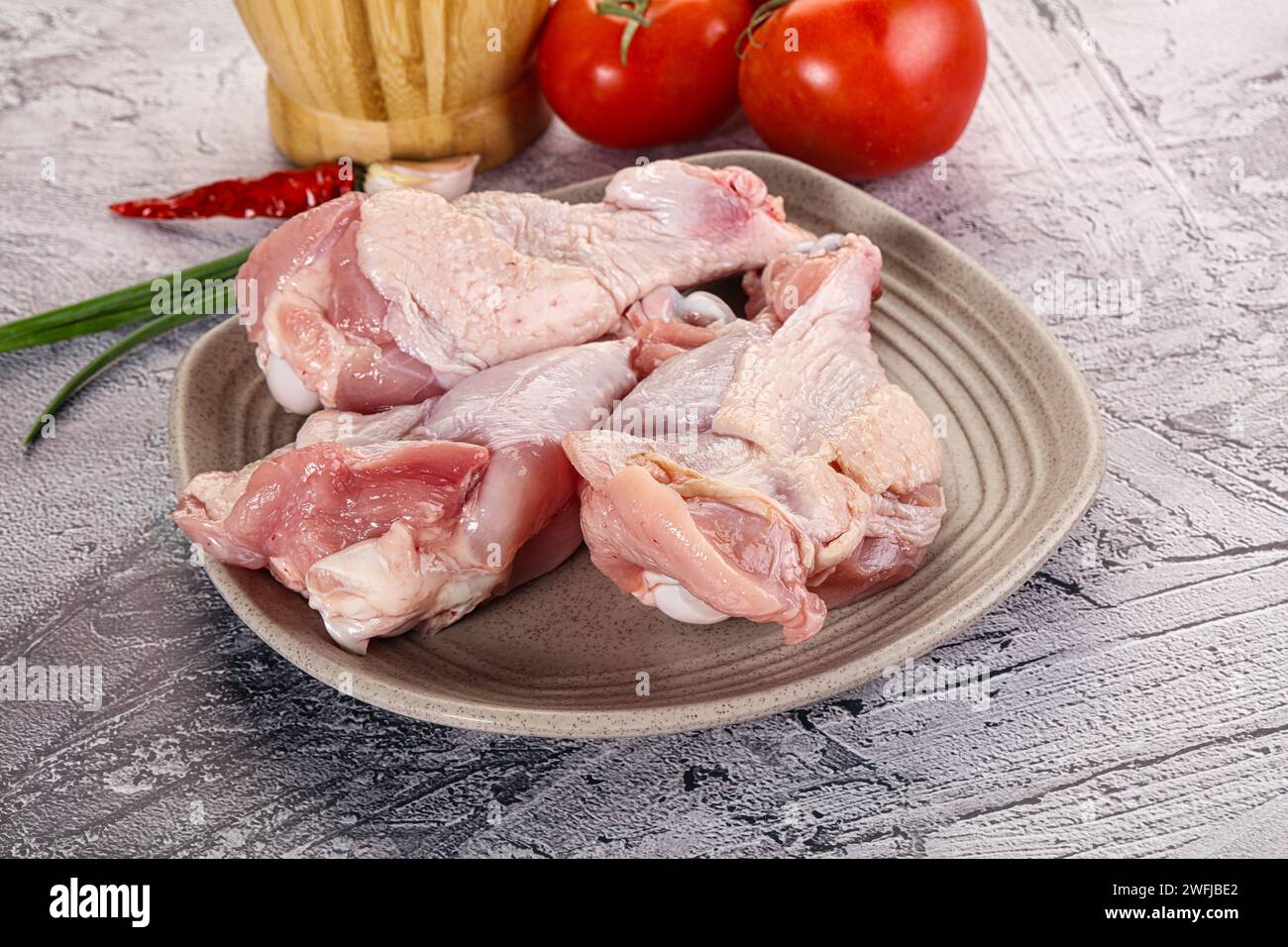 Raw dietary turkey shoulder wing for cooking Stock Photo - Alamy