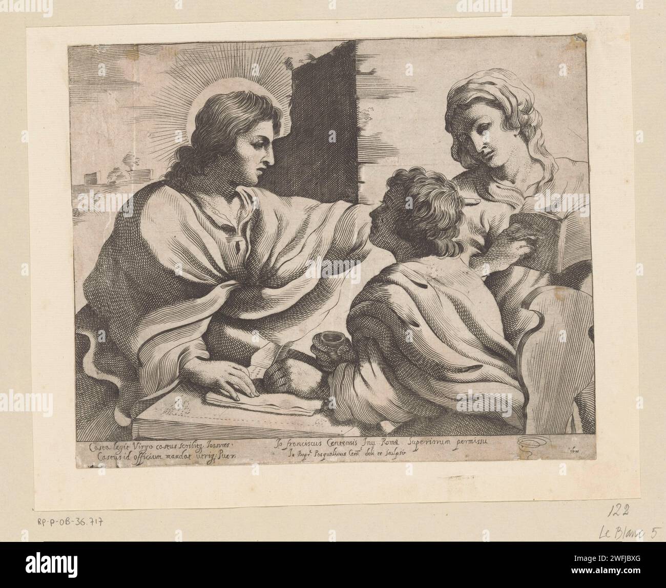 Johanges de Doper, Christus in Mary, Giovanni Battista Chassini, after ...