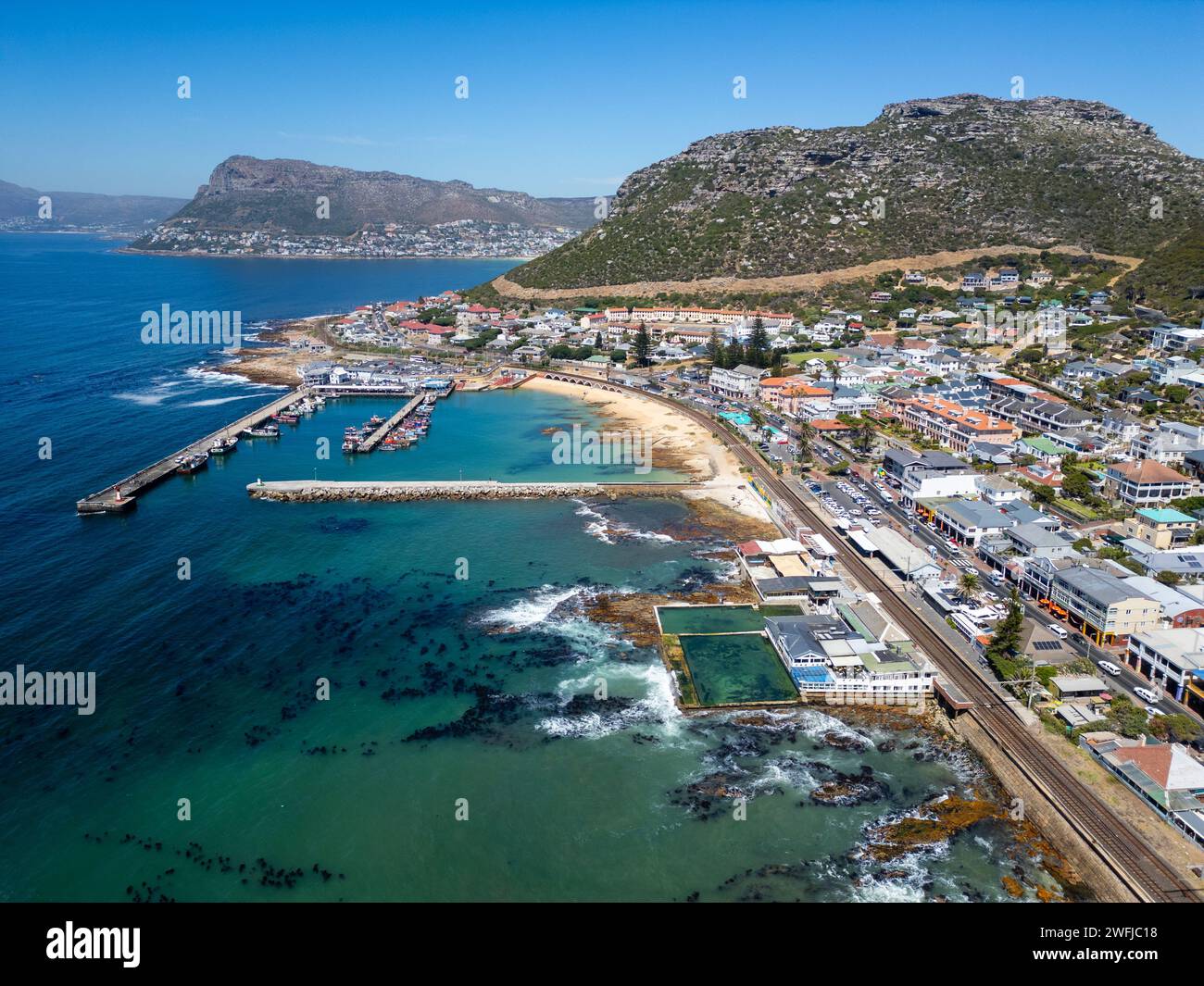 Aerial kalk bay harbour hi-res stock photography and images - Alamy