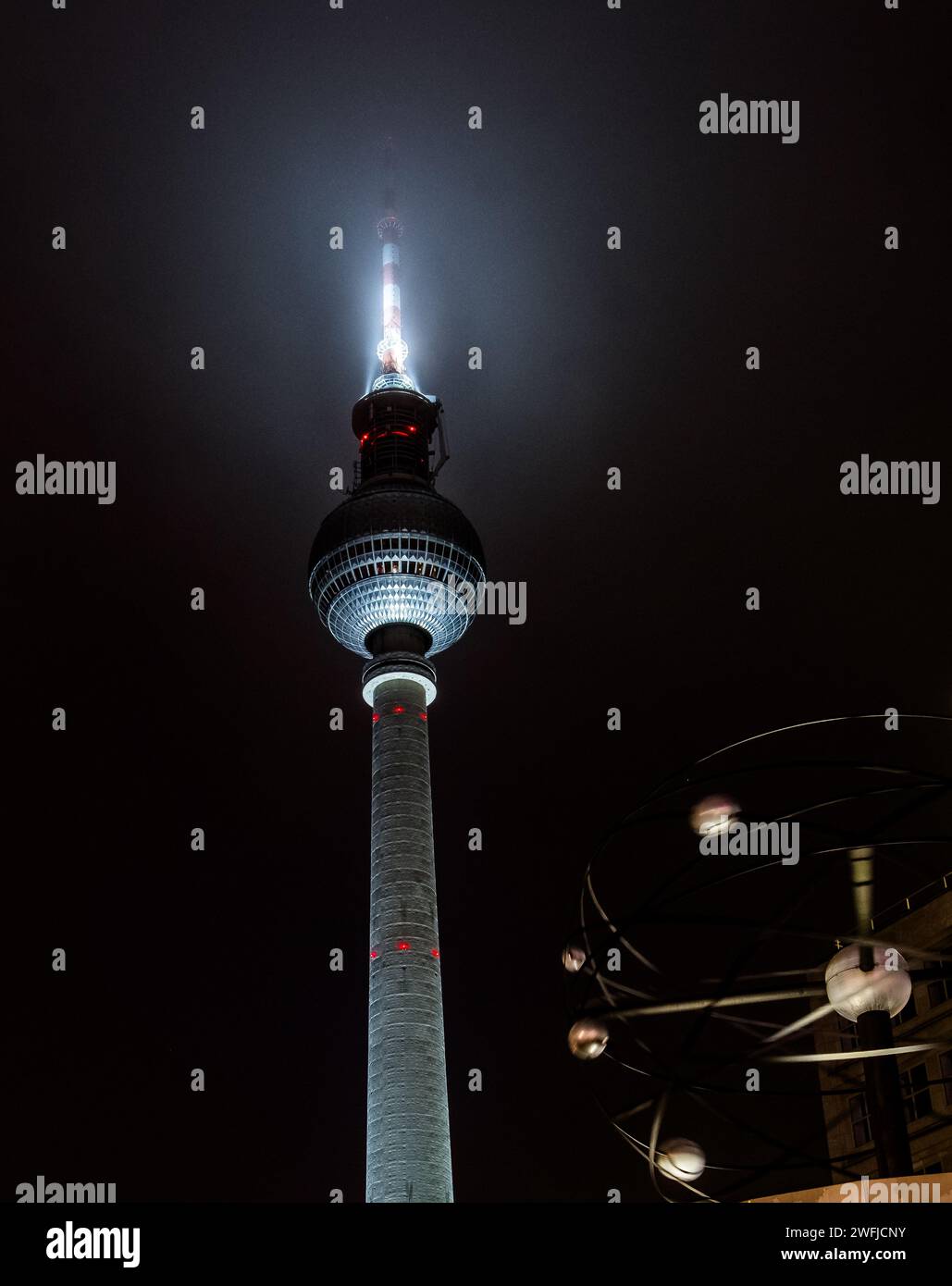 'Fernsehturm Berlin' aka 'Alex Tower' - The famous Berlin TV tower on ...