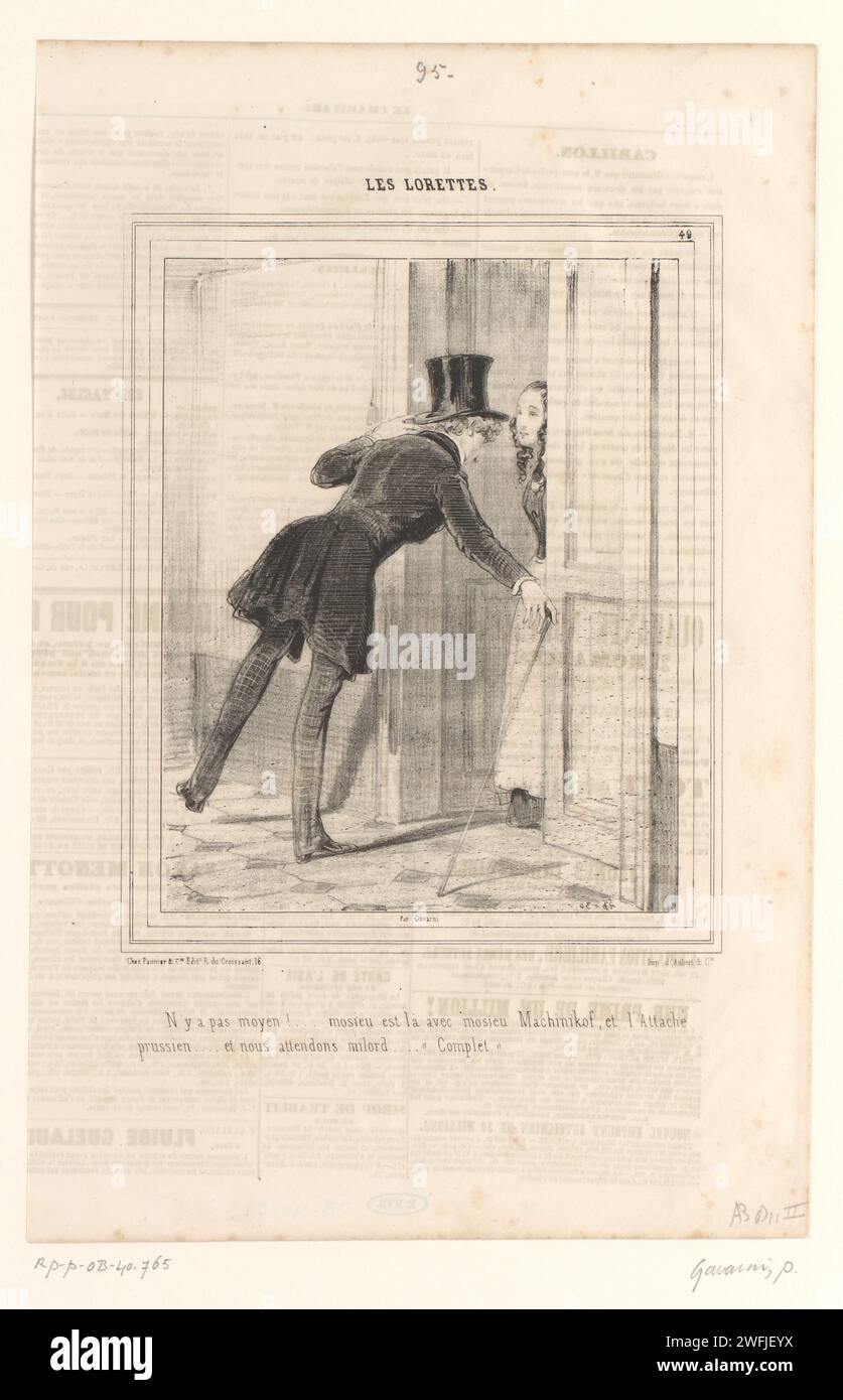 Man at door maid hi-res stock photography and images - Alamy