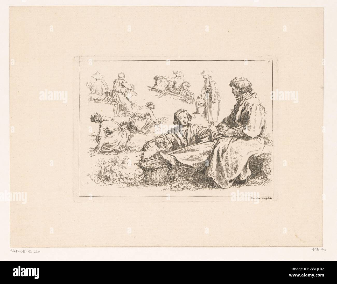 Six gardening figures hi-res stock photography and images - Alamy