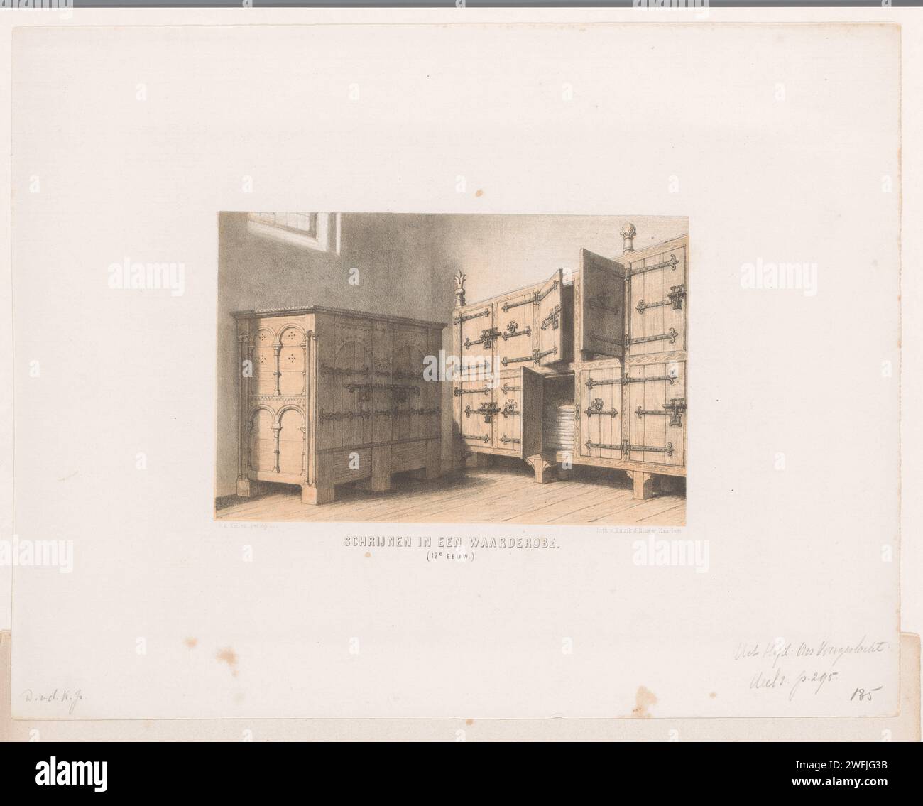 Kasten, 12th century, David van der Kellen (1827-1895), 1857 - 1864 ...