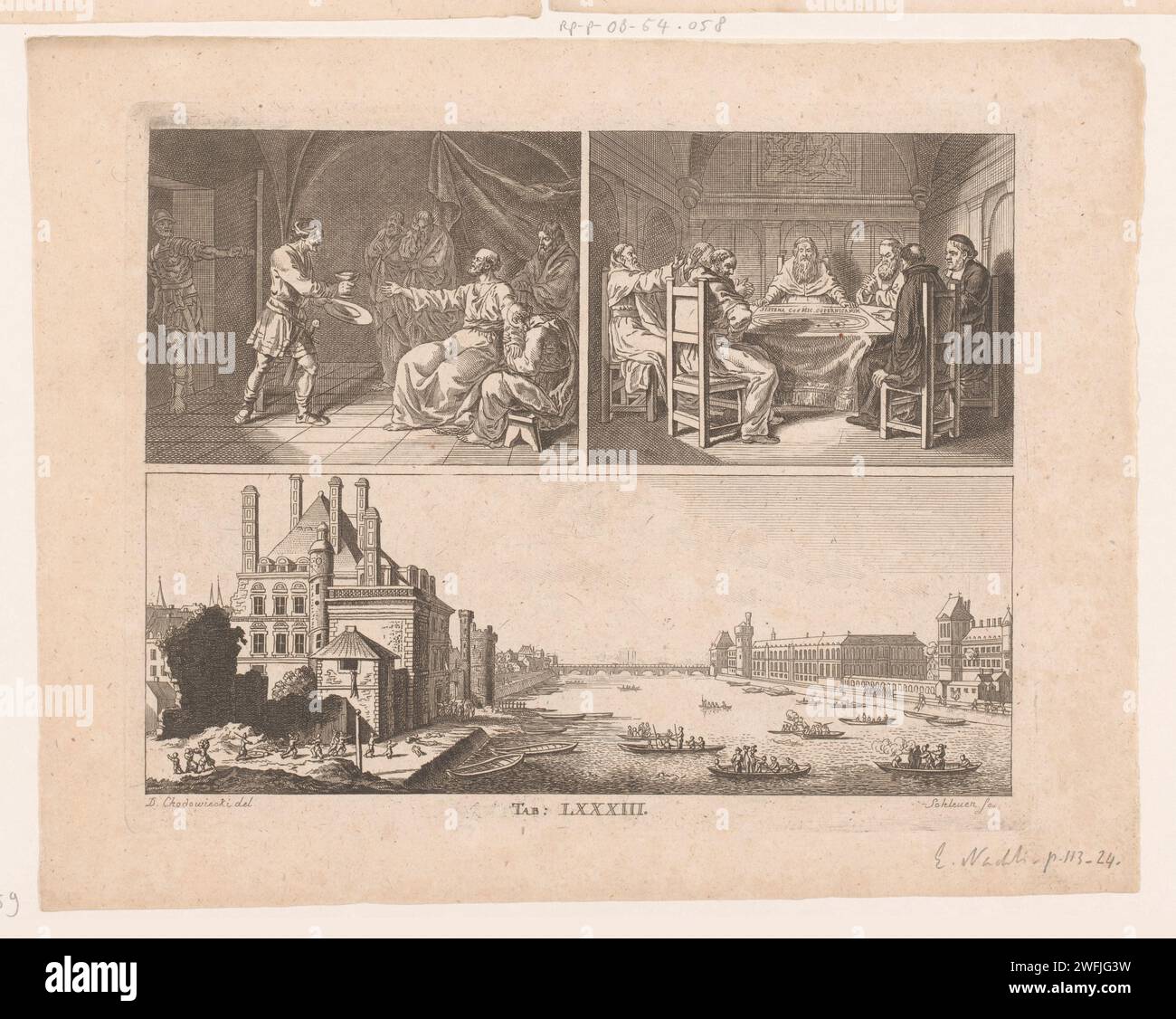 Drie Encyclopedische Voorstellingen, Johann David Schleuen (I), after ...