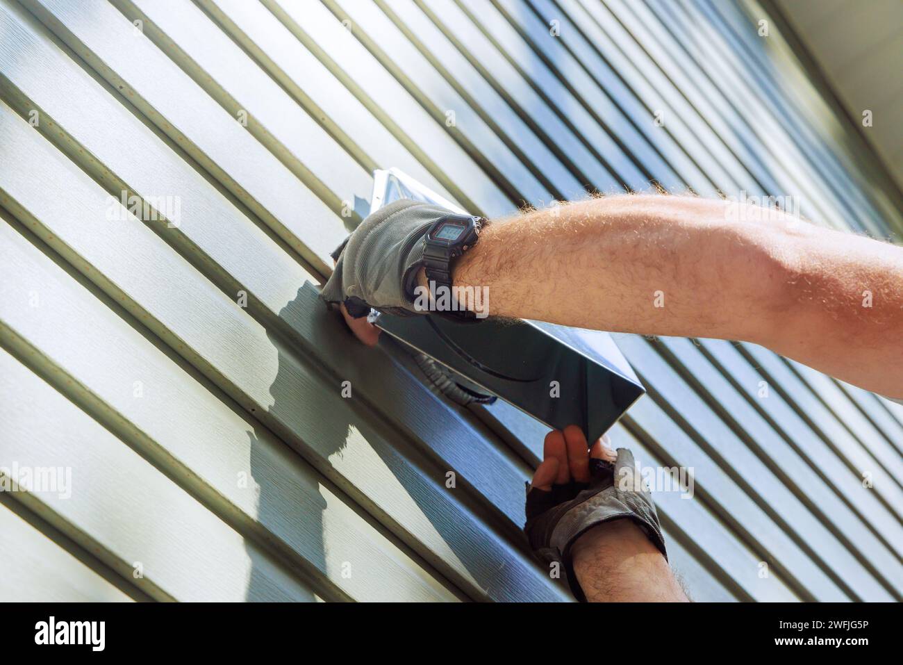 An external extractor wall ventilation system was installed with new ...