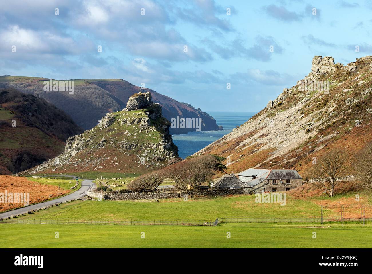 Valley of the Rocks; Devon; UK Stock Photo - Alamy