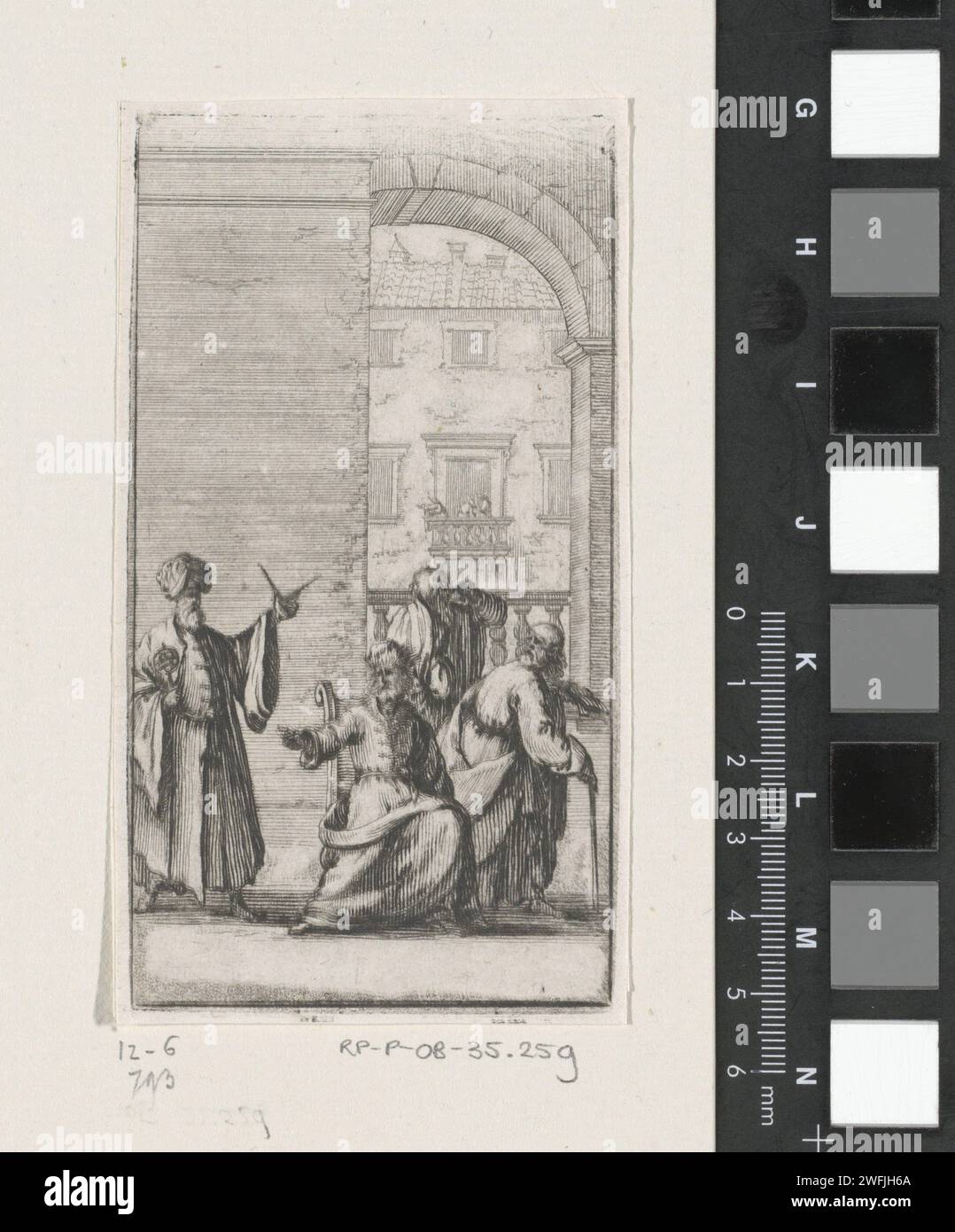 Philosopher an astronomer, anonymous, 1620 - 1664 print Four old men ...