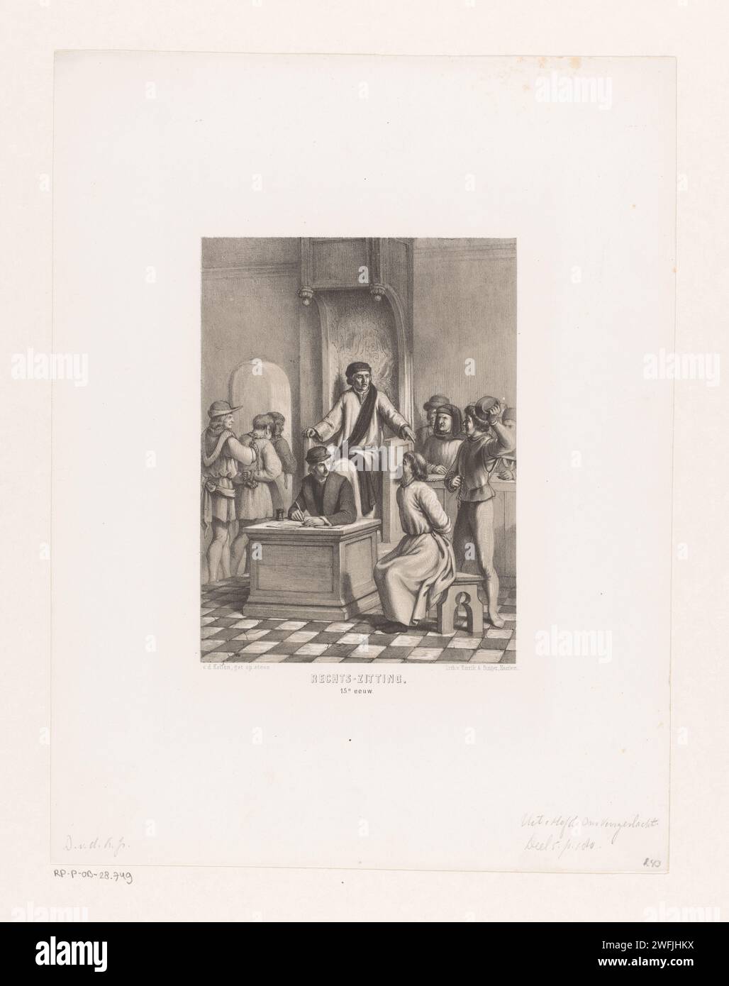 Judiciary in the fifteenth century, David van der Kellen (1827-1895 ...