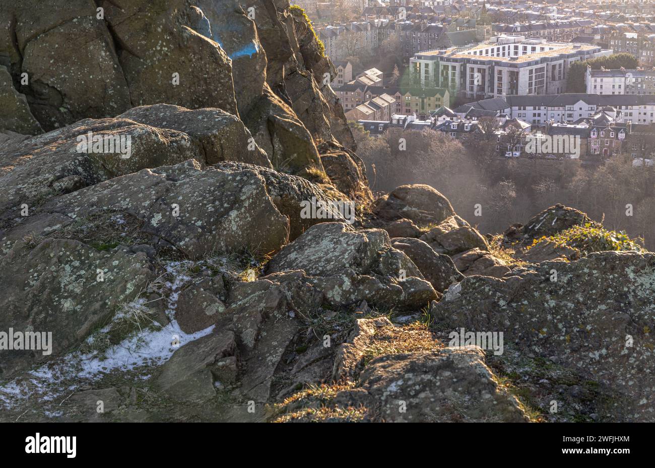 Edinburgh, Scotland - Jan 17, 2024 - Amazing Edinburgh Cityscape seen ...