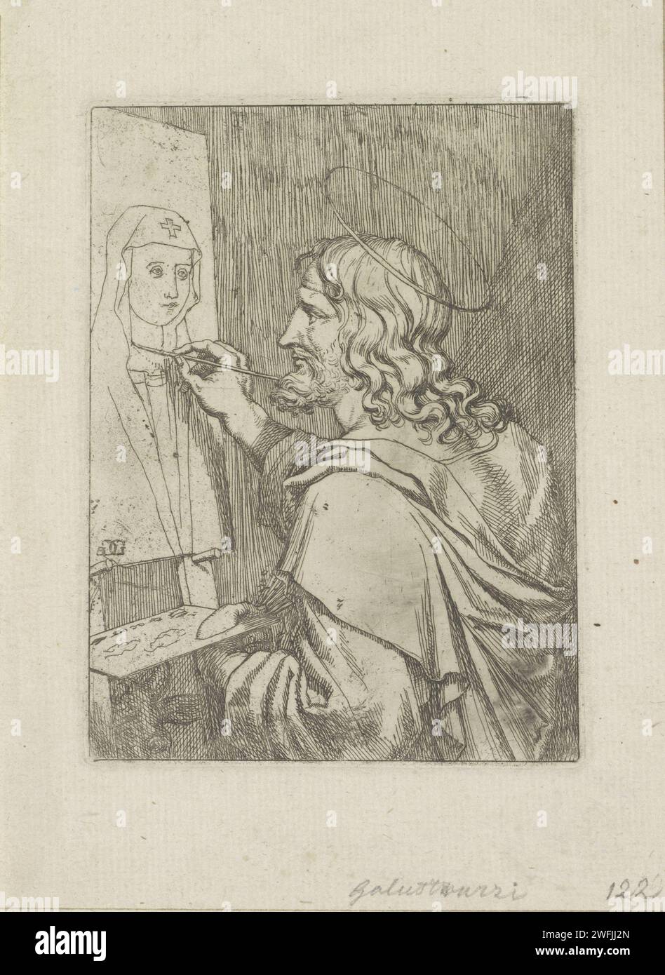 St luke drawing the virgin mary hi-res stock photography and images - Alamy
