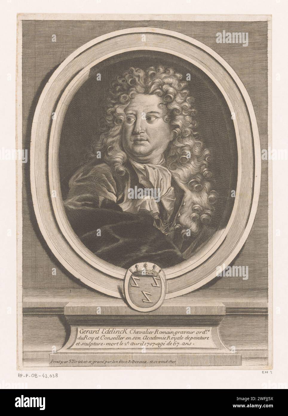 PARTTUD VAND RATARD Edellinck, René Devaux, relative, Cerebat, c. 1695 ...