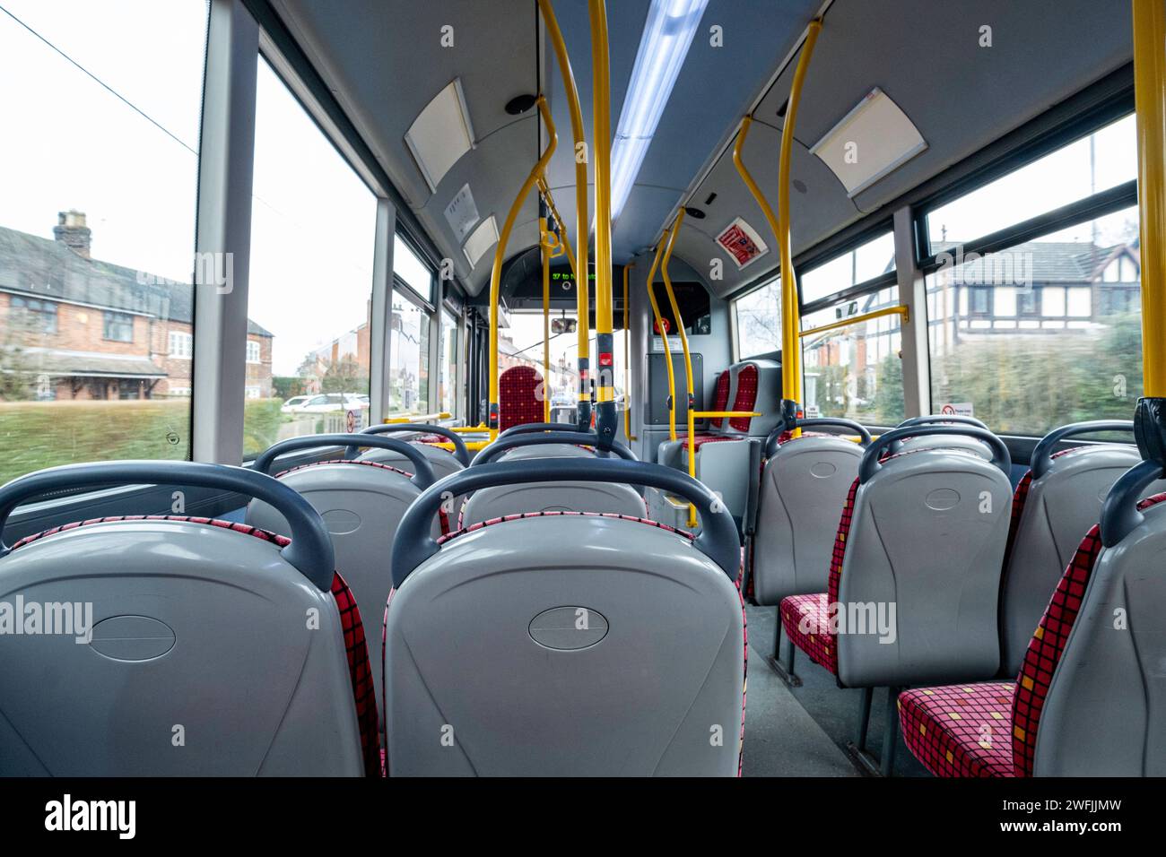 Bus interior empty hi-res stock photography and images - Alamy