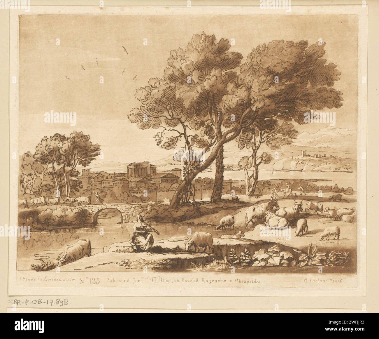 Landscape with Mercury that steals Admetus' cattle from Apollo, Richard ...